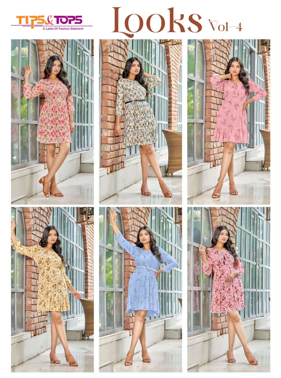 Tips & Tops Looks Vol 4 Designer Western Top Collection